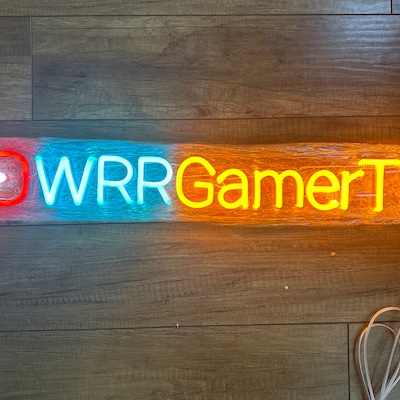 Custom Youtube Neon Sign Custom Twitch Neon Sign Neon Youtuber Light ...