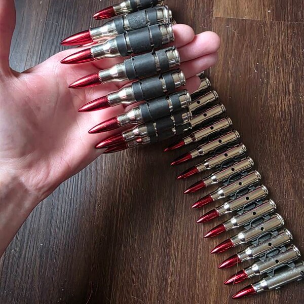 Bullet Belt,punk Belt,gothic Belt,heavy Metal Bullet Belt,punk Fashion ...