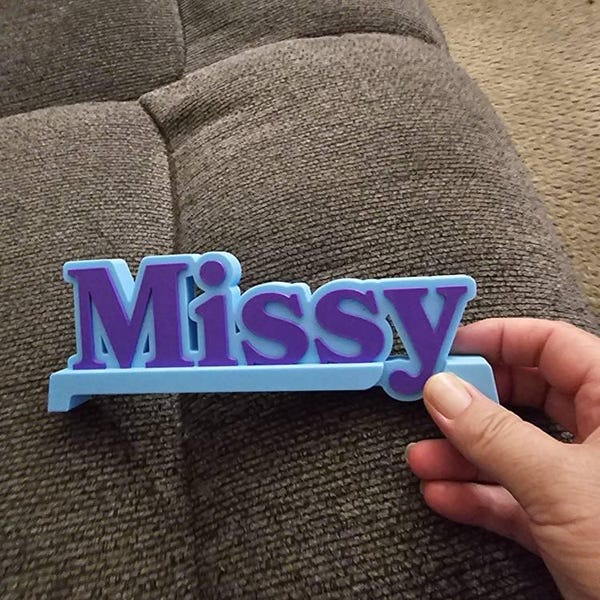 Desk Name Plate, 3D, Multi-color, Custom Made, Desk Accessories, Office ...