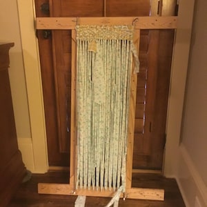 Adjustable Rug Twining Loom for Rugs, Runners, Hot Pads, Place Mats and ...