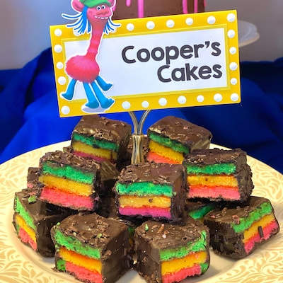 Trolls Inspired Food Signs Set of 8 - Etsy