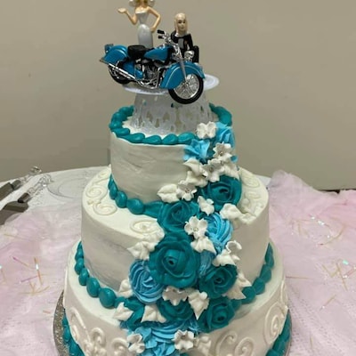 MOTORCYCLE DUCATI 1199 Red Racing Bike Wedding Cake Topper - Etsy