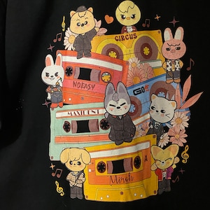 Stry Kids Zoo T-shirt Skzoo Shirt Inspired, SKZOO Chibi Characters ...