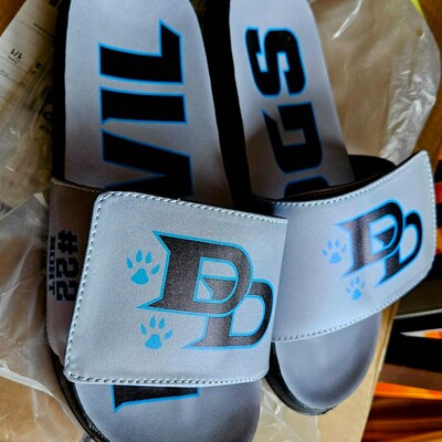 Custom Slide Sandals for Your Team, Company, Event, Personalized Slides ...