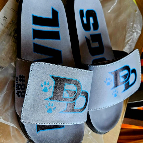 Custom Slide Sandals for Your Team, Personalized Slides, Custom Slides ...