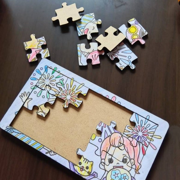 PUZZLES SVG, Puzzles Laser Cut, Puzzle Templates, Svg, Dxf, Ai and Dwg ...