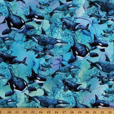 Sea Turtle Silhouette Appliqué Quilt Kit Pre Cut Northcott Fabrics - Etsy