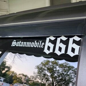 Hearse Decal You Call We Haul Goth Decals Goth Car Decal - Etsy