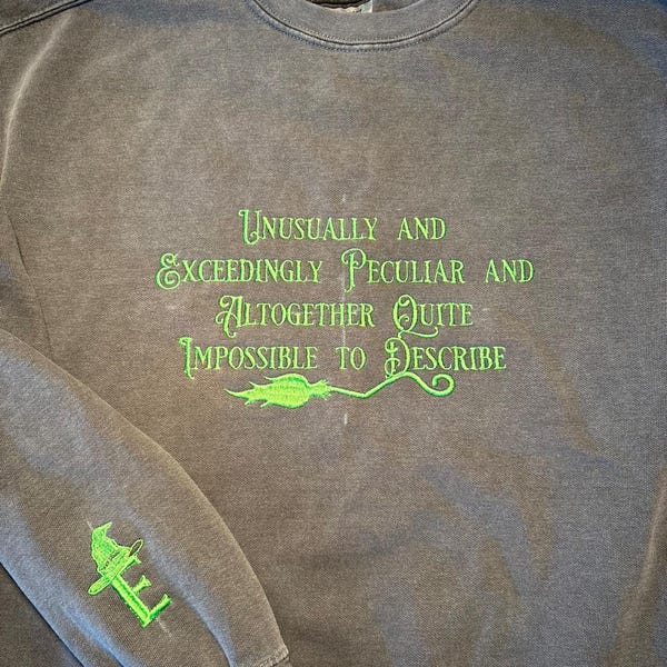 Embroidery Pink Goes Good With Green Glitter PNG DST PES Digital File ...