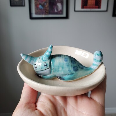 Ceramic Sculpture Figurine Tapir Animal Sculpture Unique Gift Home ...