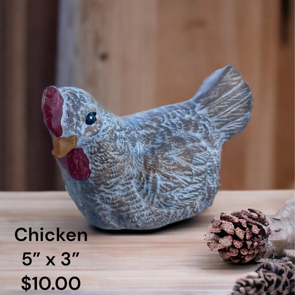 3D Latex Mold Mould for Concrete Plaster Resin and More Beautiful Hen ...