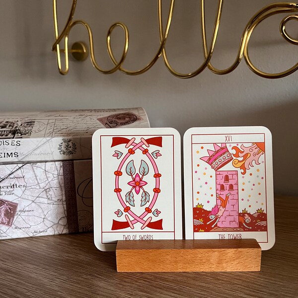 Wooden Card Display: Table Number, Photo & Menu Holder - Etsy