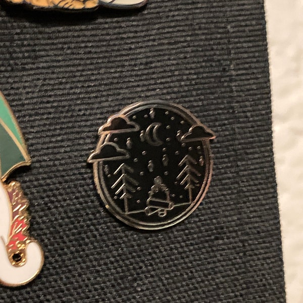 Camp Vibes Enamel Pin, Camping Pins, Camp Pins, Camp Enamel Pins ...