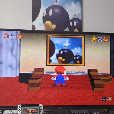 Bob-omb Battlefield Mario 64 50x50 Cm - Etsy