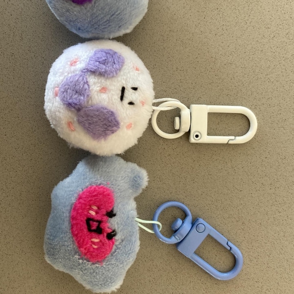 Blood Cells Keychain Collection With Random Card - Etsy