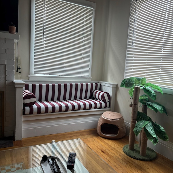 Striped DRALON Outdoor Fabric Solid Acrylic Teflon Waterproof ...