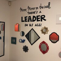 Mirror, Mirror on the Wall There's a Leader in Us All, Leader in Me ...