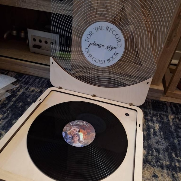 Retro Wedding Table Numbers and Seating Chart Set, Music-themed Party ...