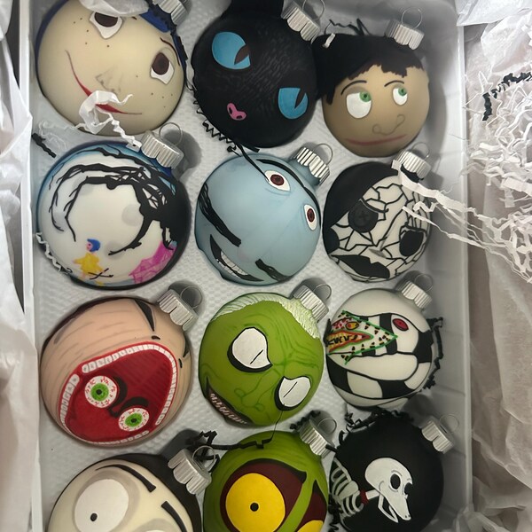 Corpse Bride Custom Hand-painted Ornaments - Etsy