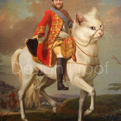 Custom Captain Portrait for Him Marine Customized Gift - Etsy