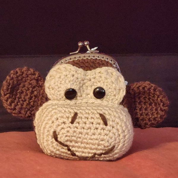 Monkey Coin Purse Crochet Pattern - Etsy