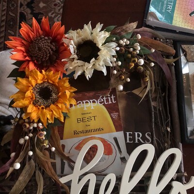 Fall Square Wreath, Wreath for Fall, Rustic Fall Wreath, Fall Decor ...
