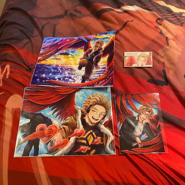 Hawks (keigo Takami) - "flying By" Digital Art Print by Eahsalart - Etsy