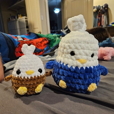 Crochet Eagle Pattern LOW SEW Bird Mini Baby Eagle Stuffed Animal PDF ...