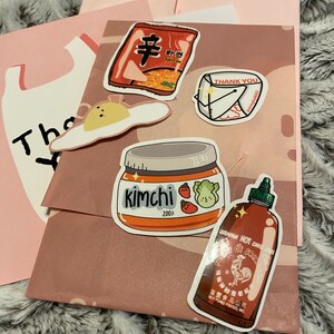 Korean Ramen Sticker, Shin Ramen Sticker, Korean Sticker, Spicy Sticker ...