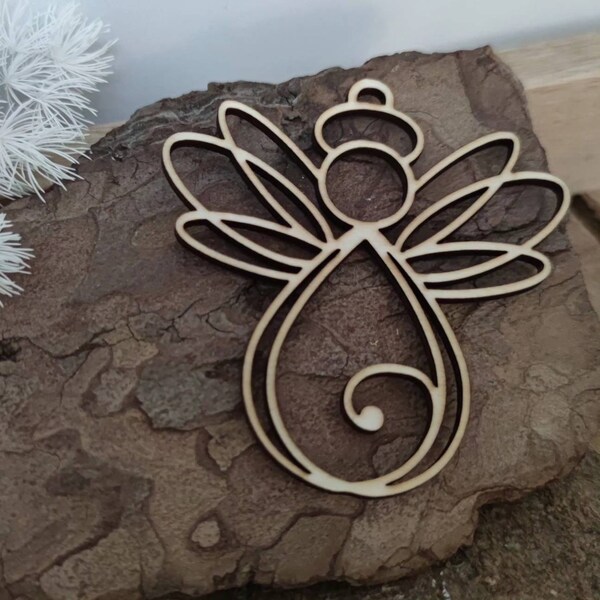 Laser Cut Angel, Laser Cut Files, Christmas SVG, Laser Christmas SVG ...