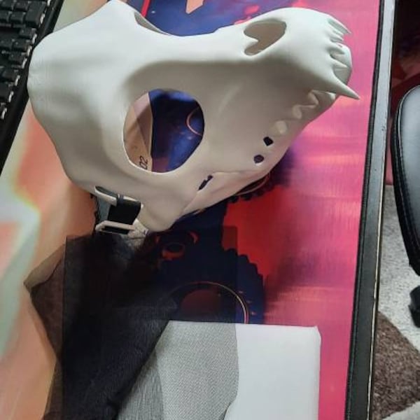 Cosplay Skulldog Skull Dog Mask Fursuit Animal Mask Halloween Cosplay ...