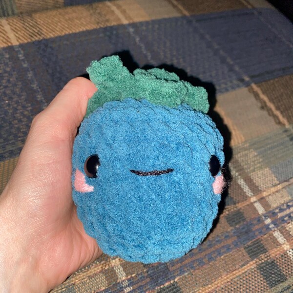 Crochet Raspberry Amigurumi Plush. Cute Handmade Pinkish Berry Stuffed ...