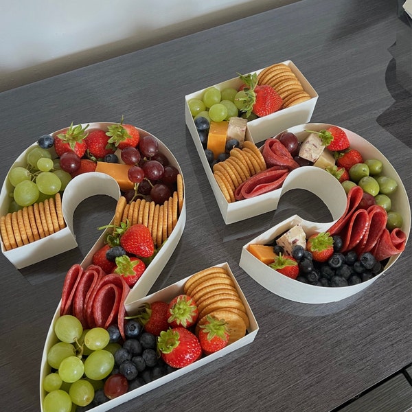 Fillable Number Gift Boxes - Etsy UK