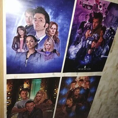 Doctor Who 10th and 11th Doctors Poster - Etsy