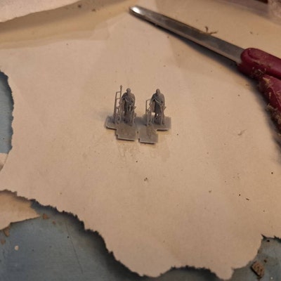 6 Hippopotamus Set, Eskice Miniatures, Scenery, 15mm, 20mm, 28mm, 54mm ...