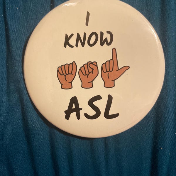 Custom ASL Wildflower Personalized Glass Cup, ASL Personalized Name ...