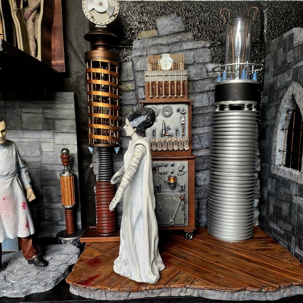 Frankenstein's Lab - Complete Diorama - 1/6 Scale Resin Model Kit ...