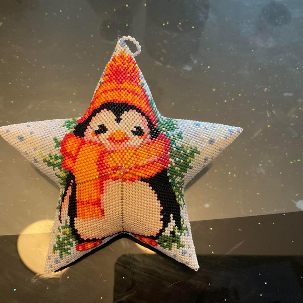 Dragon 3D Peyote Star Pattern PDF Fantasy Animal Beaded Star Pattern ...