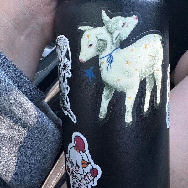 Two-headed Lamb Vinyl Sticker - Etsy