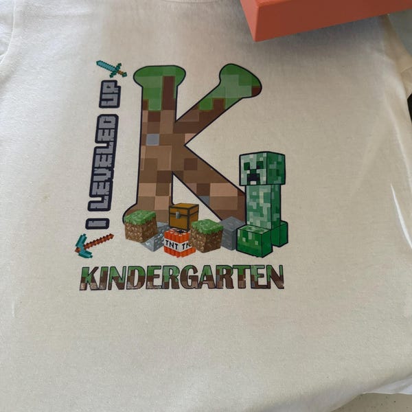 Minecraft Birthday Shirt - Custom Request - Etsy