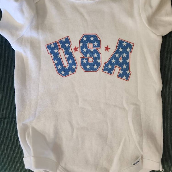USA Varsity Stars Toddler Shirt - 4th of July Outfit - Happy Fourth ...