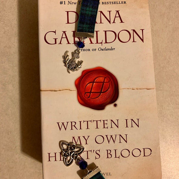 SCOTTISH THISTLE BOOKMARK, Highlander Flower Pride Book Mark Outlander ...