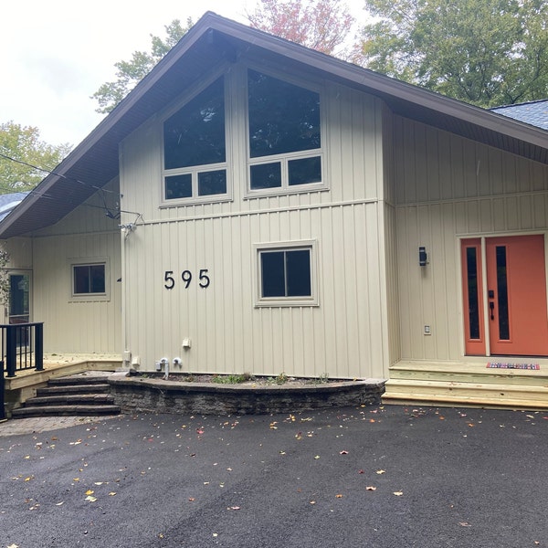 Extra Large Metal Address Numbers | up to 36" Inch Individual Numbers ...