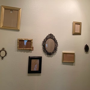 Set of 5 Gold Picture Frames Gold Wall Frames WEDDING | Etsy