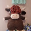 Highland Cow Knitting Machine Pattern PDF ONLY Addi Sentro - Etsy