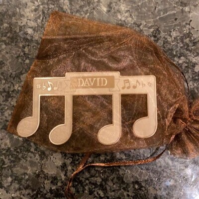 Brushed Aluminum Round Music Wall Clock, Music Symbols Clock, Gift for ...