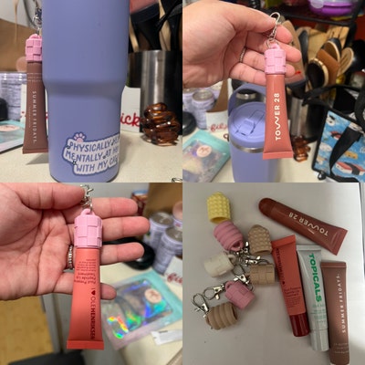 GLOSSGRL Keychain Cap for Lipgloss and Balm Bubble Cap Chap Cap Chap ...