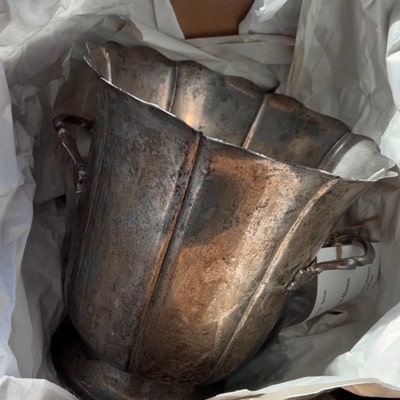 Vintage Silver Plated MINIATURE Champagne Bucket, Ice Bucket, Wine ...