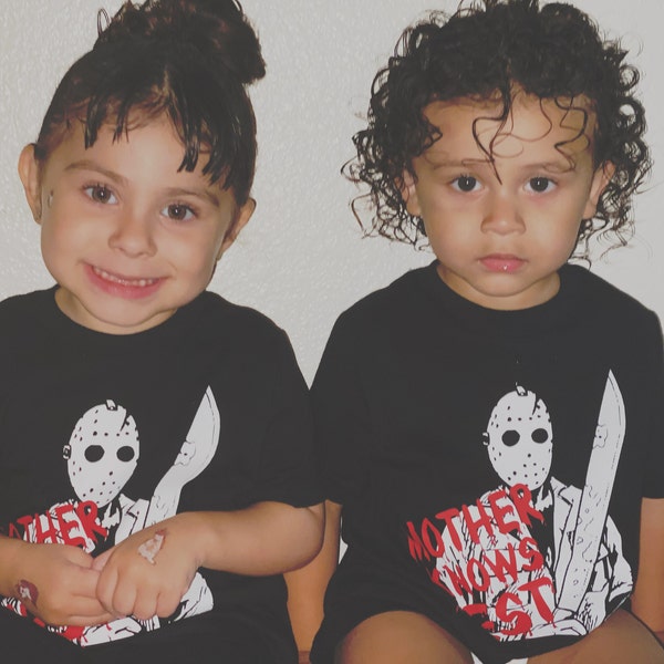 Jason Mother Knows Best Horror Toddler Kids Adult Tee Cult Classic ...