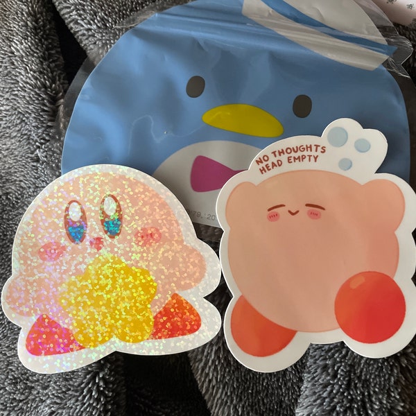 Kirby Sticker Pack - Etsy